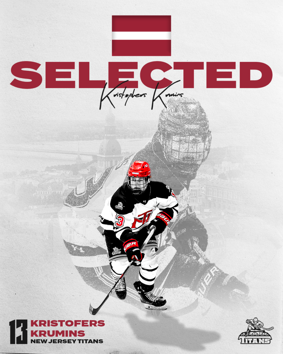 Krumins Selected by Latvia - NEW JERSEY TITANS
